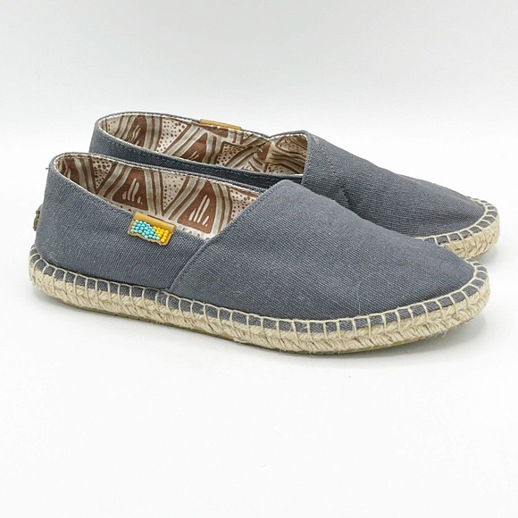 Espadrille | Shoes | Ubuntu Flat Canvas Espadrille Beaded Slip On ...